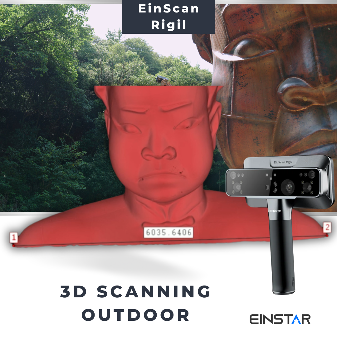 3D Scanning Outdoor with EinScan Rigil Handheld 3D Laser Scanner – einstar