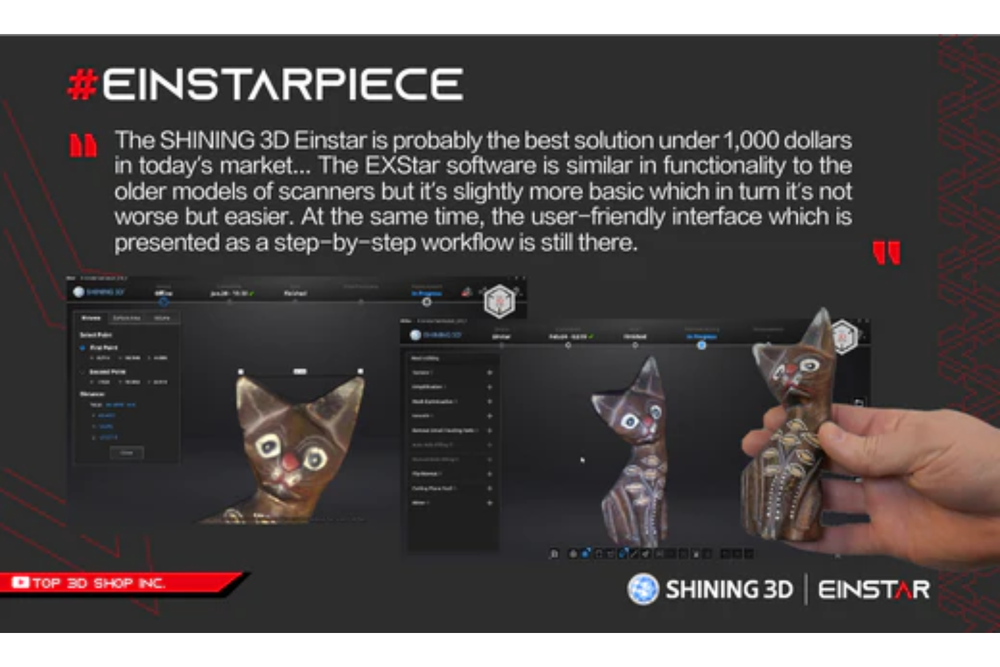 Shining 3D EINSTAR In-Depth Review: Versatile Handheld 3D Scanner with ...