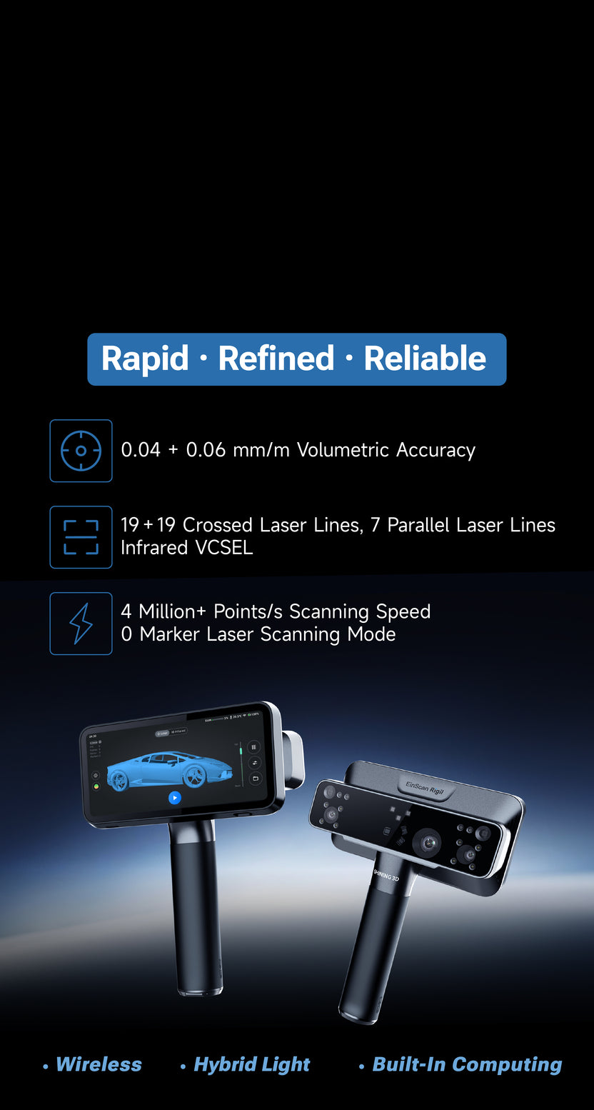 Official EINSTAR Website | EinScan Rigil The Tri-Mode Laser 3D scanner ...