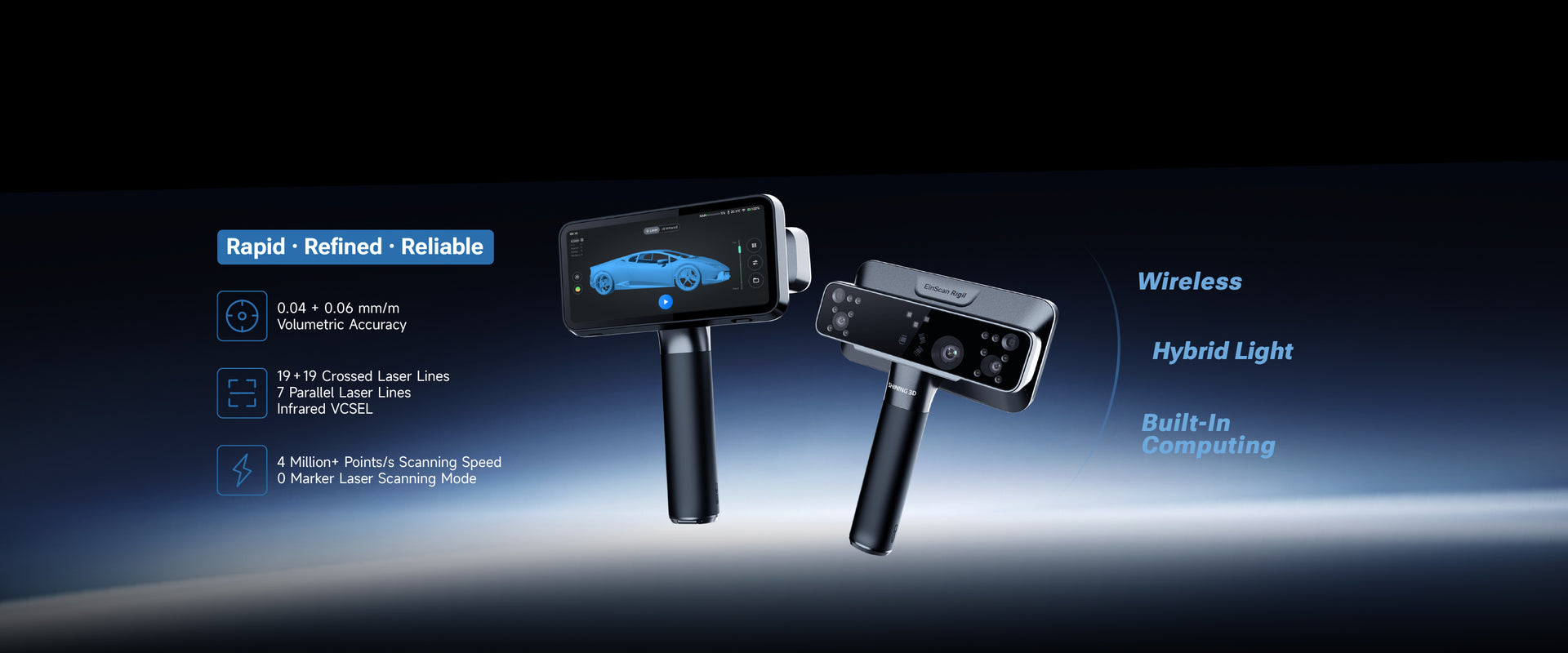 Official EINSTAR Website | EinScan Rigil The Tri-Mode Laser 3D scanner – einstar