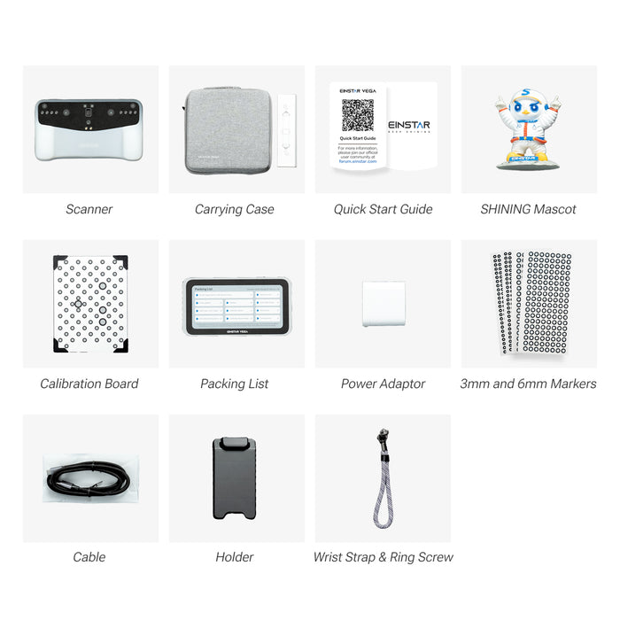 EINSTAR VEGA-Wireless All-In-One Handheld 3D Scanner