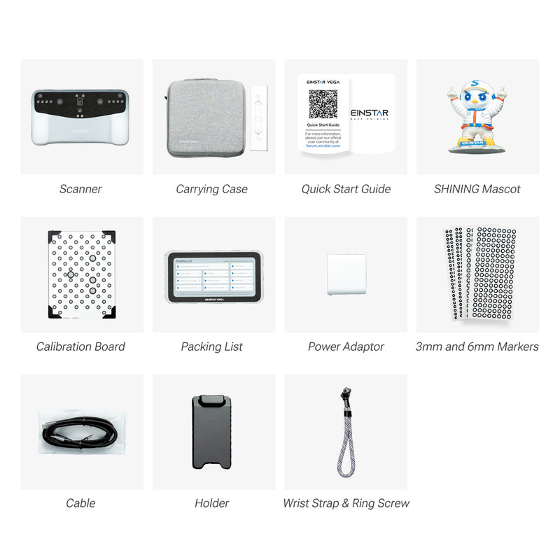 EINSTAR VEGA-Wireless All-In-One Handheld 3D Scanner