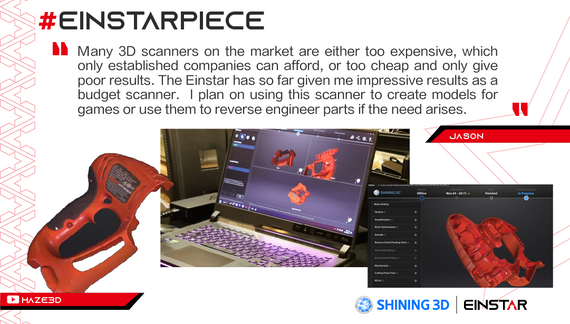 3D Scanner, Handheld 3D Scanner for 3D Printer丨SHINING 3D Einstar | einstar
